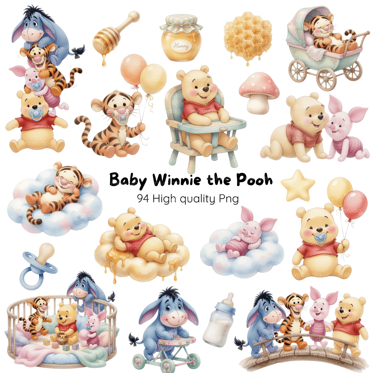 Kit Digital Papeis Ice Cream - Galeria Criativa