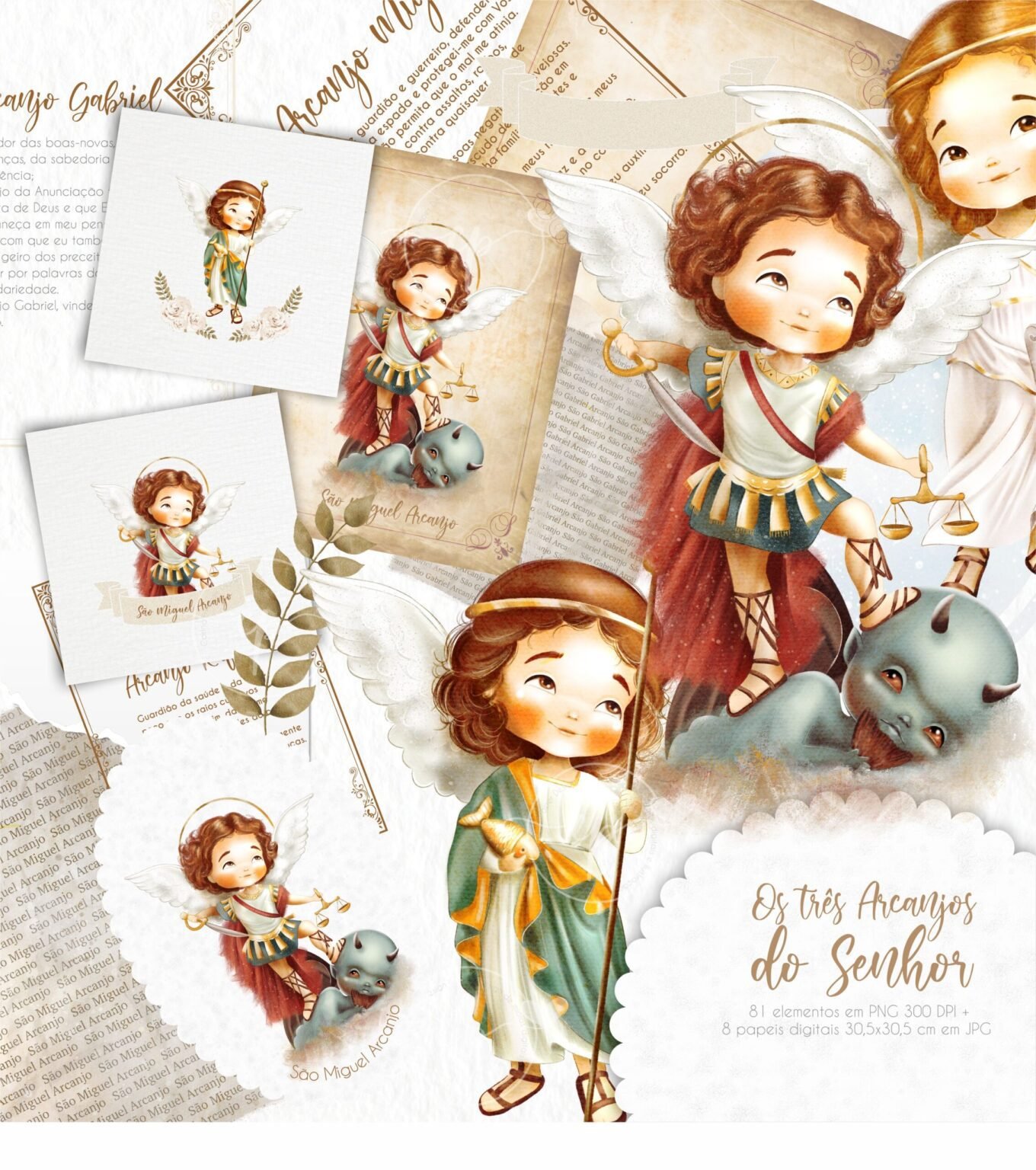 Kit Digital Arcanjos - Galeria Criativa